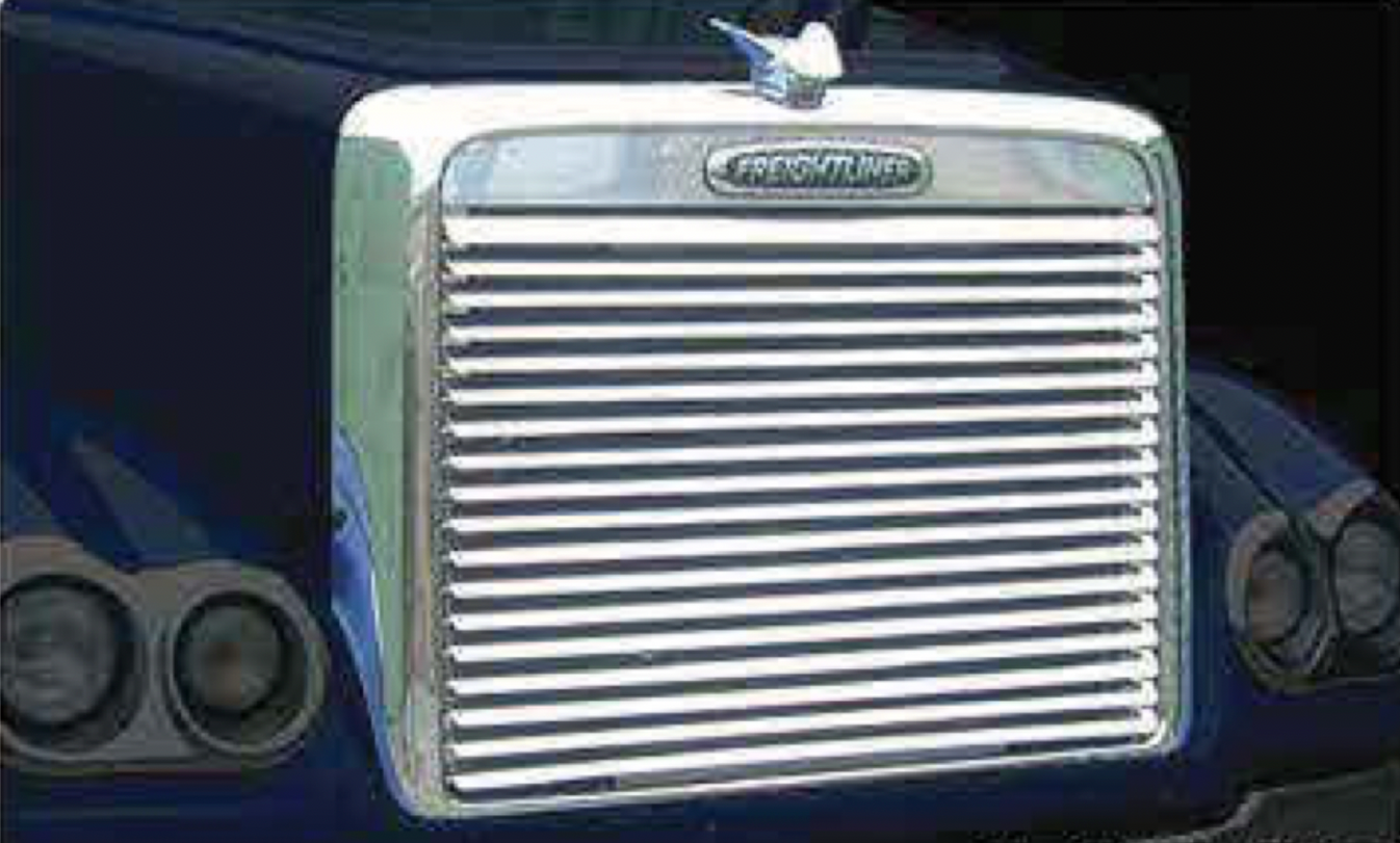 FREIGHTLINER CORONADO GRILLE INSERT WITH LOUVERED BARS (SURROUNDING NO ...